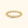Bold Bubble Stacking Ring | Goudkleuirge aanschuifring met bolletjes ...