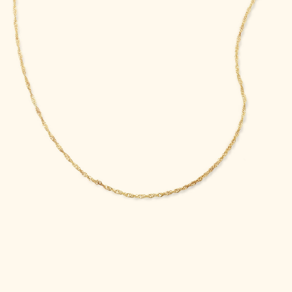 Kettingen en edelsteen hangers | Gold Plated en 14 Karaat Goud | Jospehin